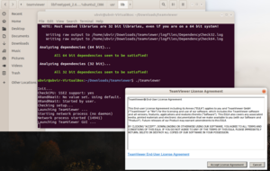 how to install teamviewer on ubuntu linux 18.04 LTS @der amateur